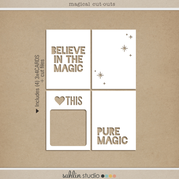 Sahlin Studio | Digital Scrapbooking DesignsMagical Cut-Outs - Sahlin ...