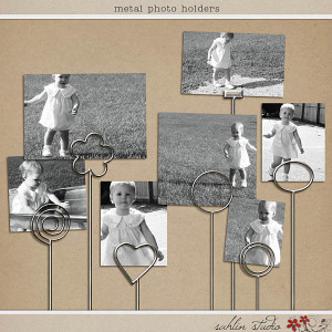 Sahlin Studio | Digital Scrapbooking DesignsMetal Photo Holders ...