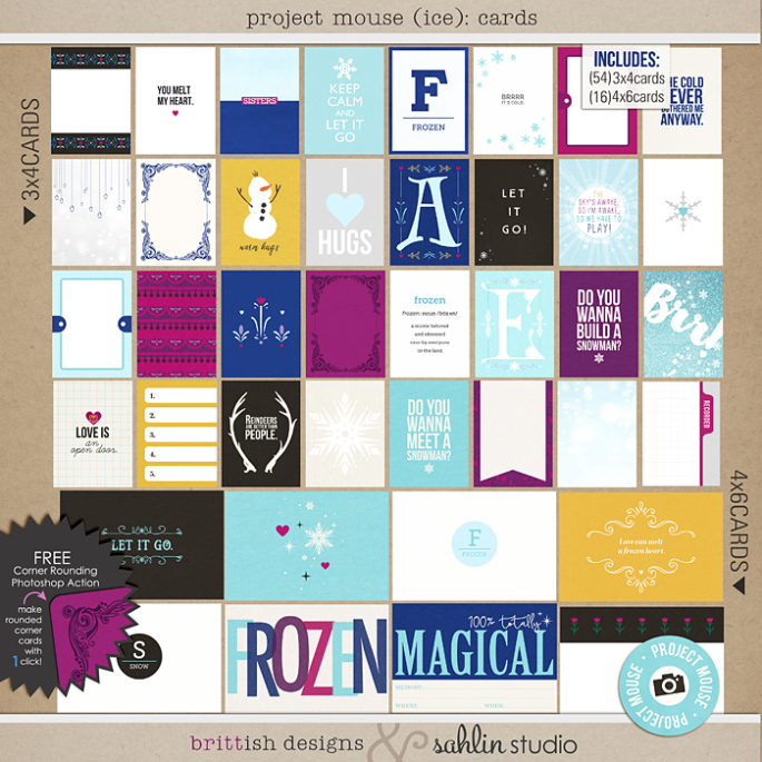 Sahlin Studio | Digital Scrapbooking DesignsProject Mouse (Ice) Frozen ...